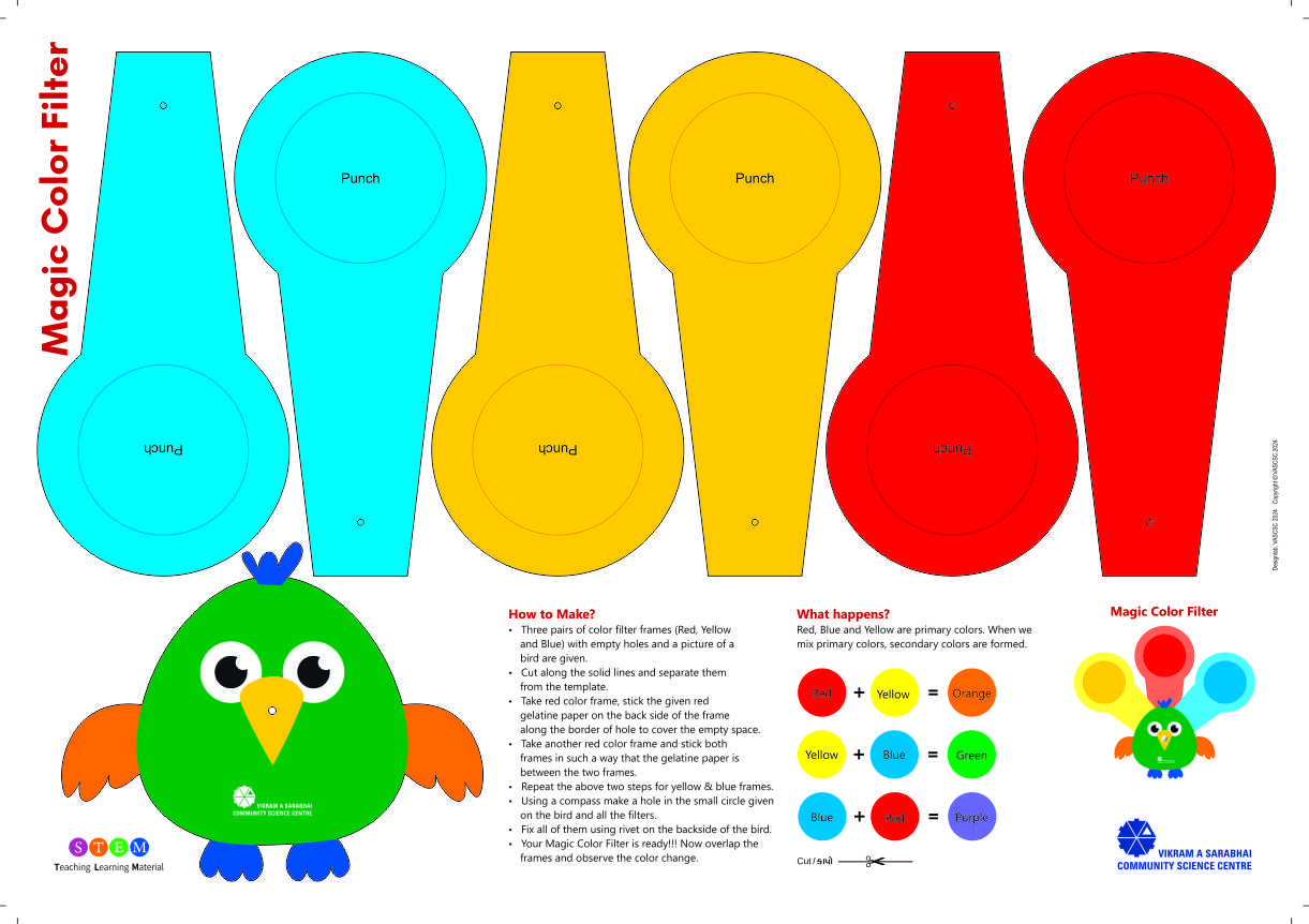 Make a Magic Colour Filter (50 Sets) – Science Shop